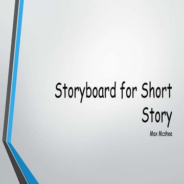 Storyboard for short story | PPT