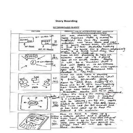 Story boarding | PDF