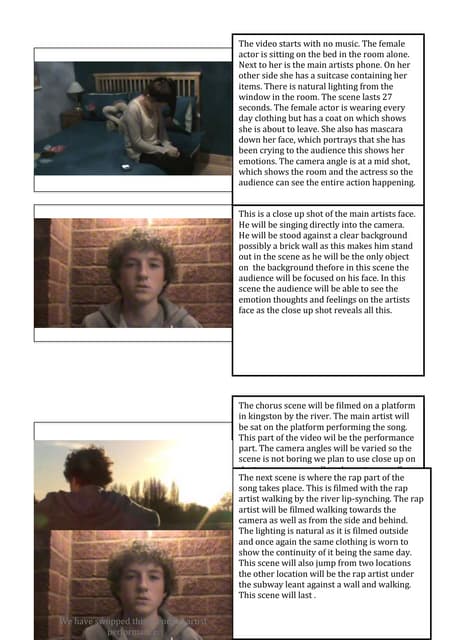 Media Studies Storyboard | DOC