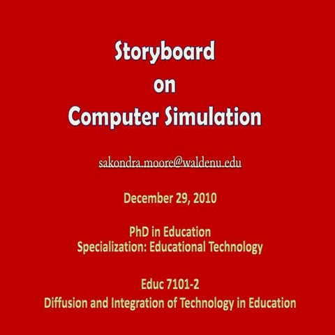 Computer simulation | PPT