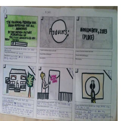 Our film trailer storyboard | PPTX | Video Production | Content Production