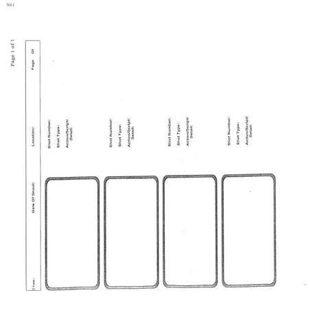Storyboard sheets | PDF