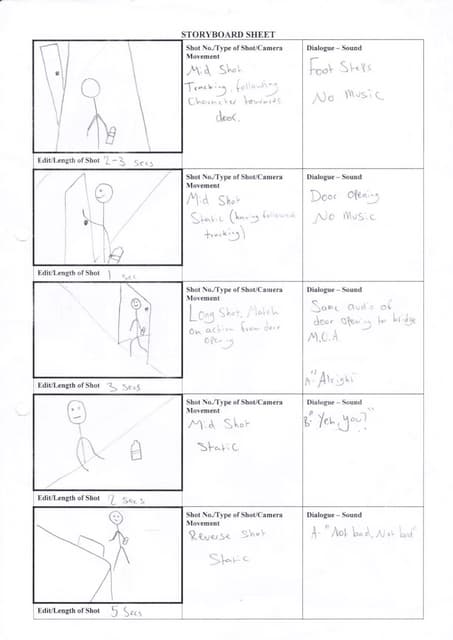 Example production schedule and shot list (1) | DOCX