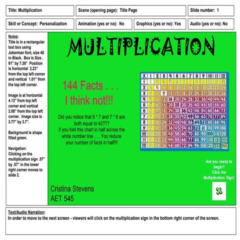 Multiplication | PPT