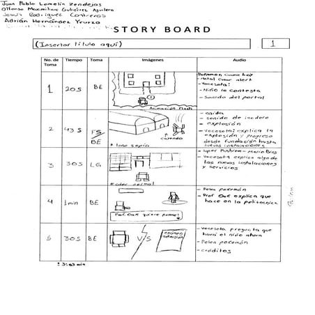 Storyboard y plan | PDF