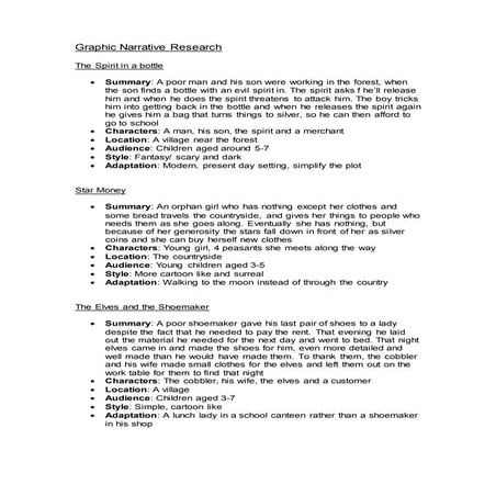 Graphic Narrative Research | DOCX