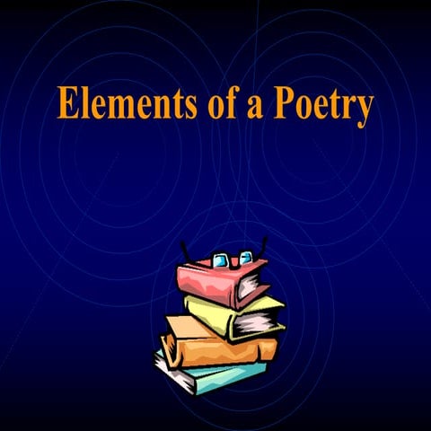 Elements of prose | PPTX