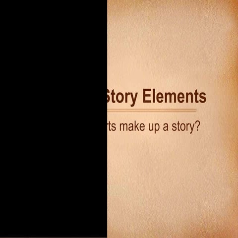 Story elements power point | PPT
