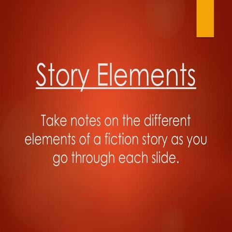creative writing story elements ppt.pptx | Free Download