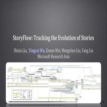 StoryFlow - Visually Tracking Evolution of Stories | PPTX