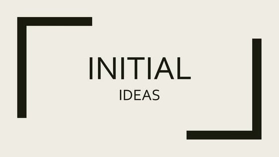 initial ideas for my film title | PPTX