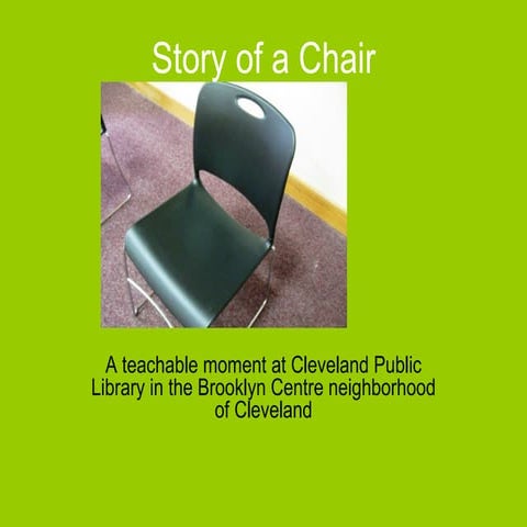 Story of a chair | PPT