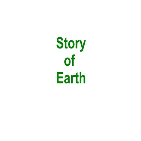 Story Of Earth | PPT