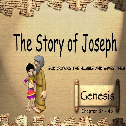 Joseph Bible Story Joseph's Dreams Make His Brothers Jealous (Story)