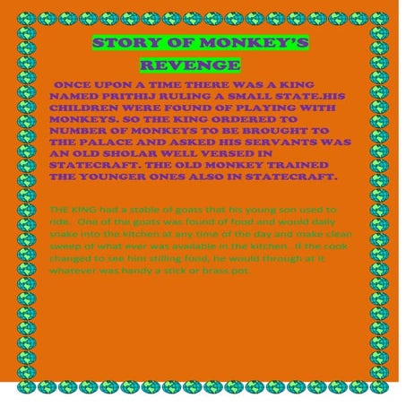 Story of monkey | DOCX