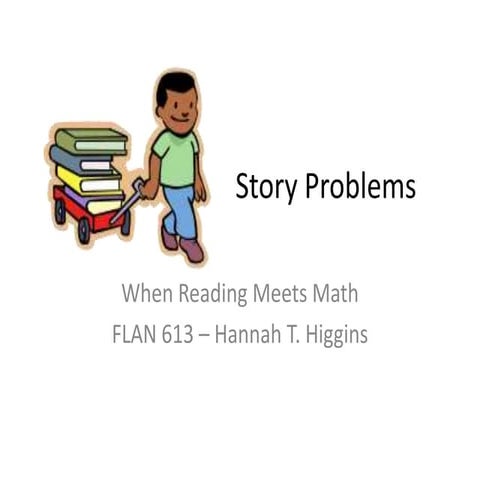 Story Problems | PPTX