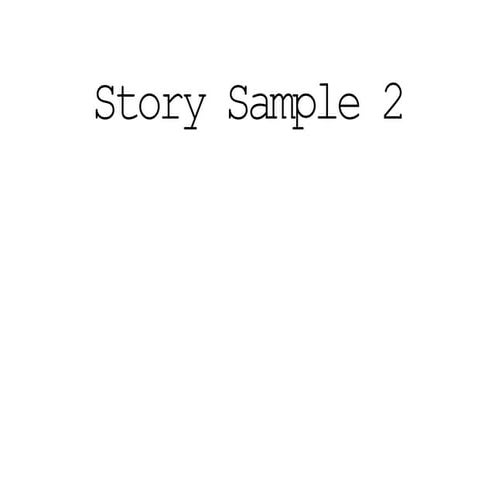 Story Sample 2 | PDF