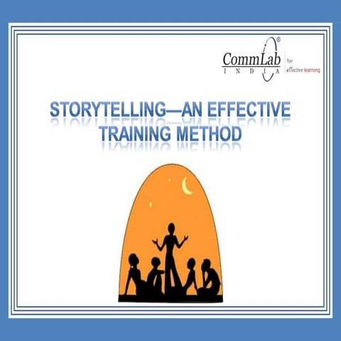 Storytelling—An Effective Training Method | PPT