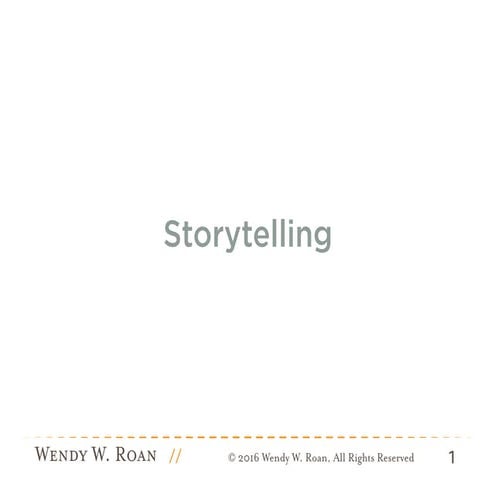 Storytelling | PDF