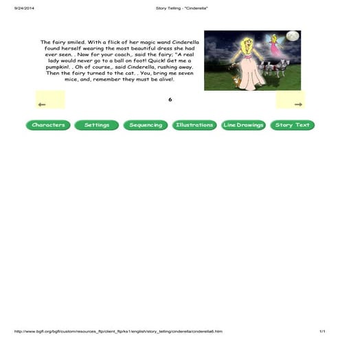 Story telling cinderella-6 | PDF