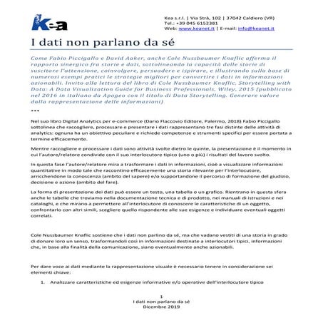 I dati non parlano da sé | PDF