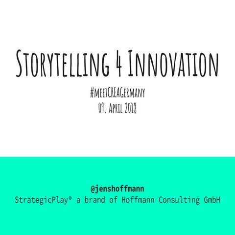 Storytelling 4 Innovation | PDF
