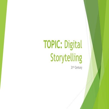 Story telling narrative | PPT