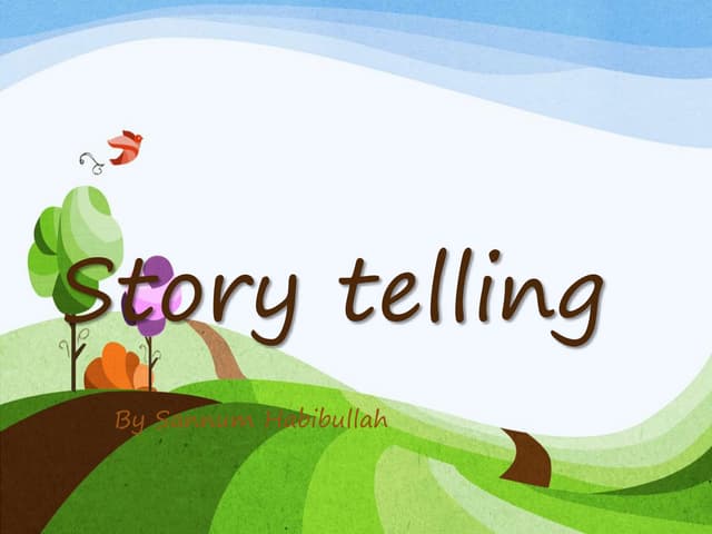 Teaching english with stories in the preschool esl | PPT