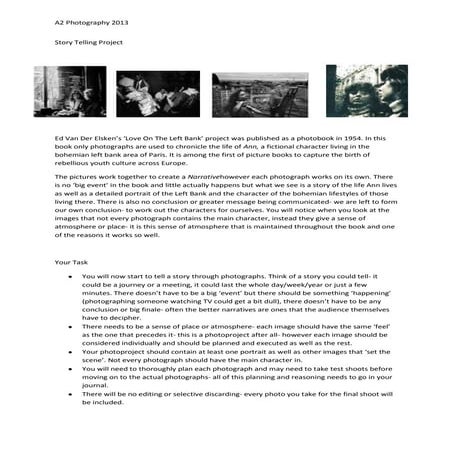 Story telling project | PDF
