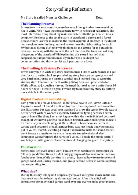 Visual Project - Production Reflection | PPTX