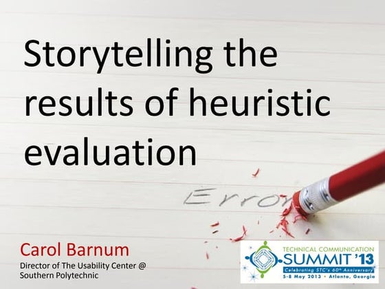 Heuristic Evaluation of User Interfaces: Exploration and Evaluation of Nielsen, J. and Molich, R ...