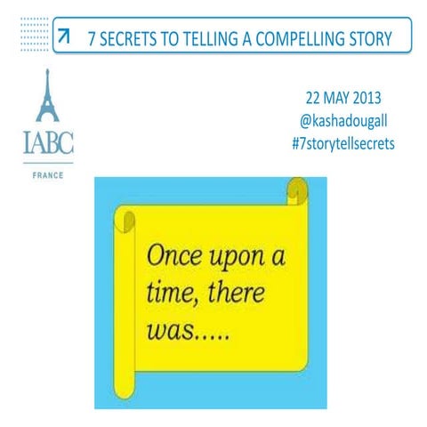 7 secrets to telling compelling stories | PPT