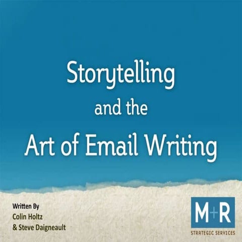 Storytelling webinar final | PPTX