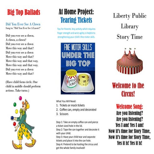 Story Time: Circus | PDF