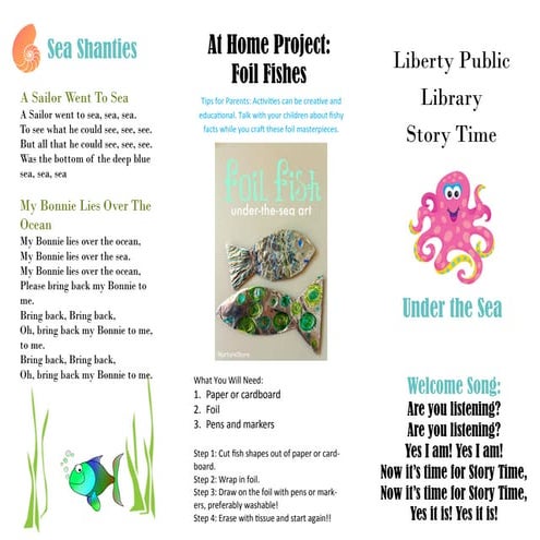 Story Time: Under The Sea | PDF