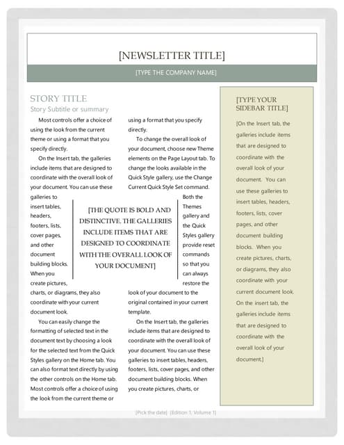 On the insert tab | DOCX