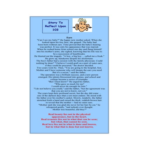 The story of a blind girl | PPT