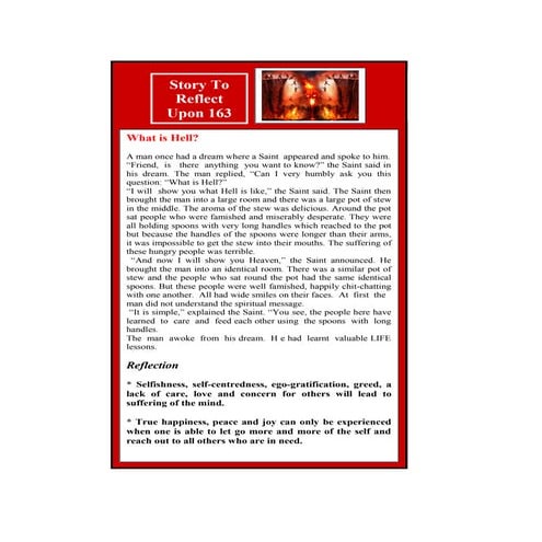 Story to Reflect Upon 163, 164 | DOC