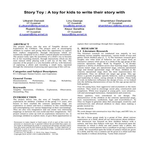 Story toy | PDF