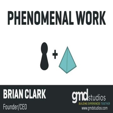 "Phenomenal Work" from StoryWorld 2012 | PPTX