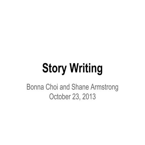 Story Writing | PPTX