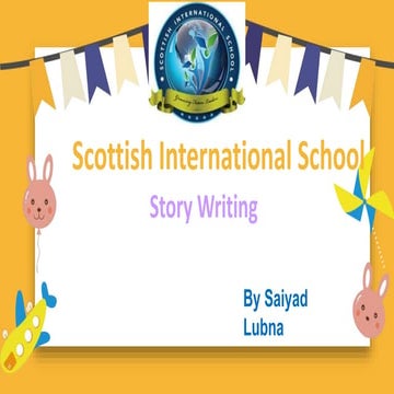 Steps of Writing a Short Story Grade 7 Level | PPTX