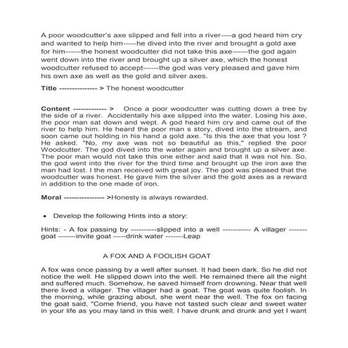 story writing (TBSE) of class 10 TBSE, Agartala | PDF