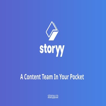 Storyy – Social media content made for you, using AI and expert help to ...