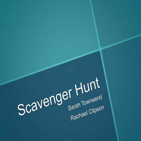 Scavenger Hunt | PPT