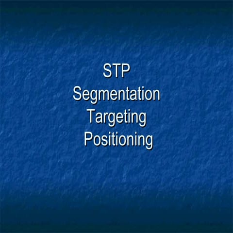 Stp | PPT