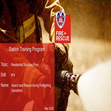 Craig Fire RIT Training | PPTX