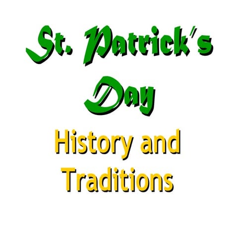 St patricks day | PPT