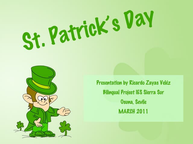 st patricks day listening activity for students | PDF