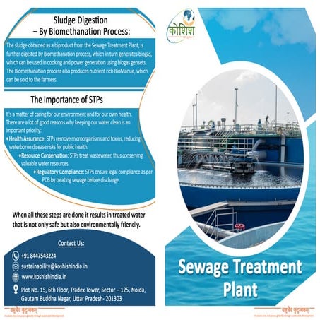 Sewage Treatment Plant(STP) | PPT